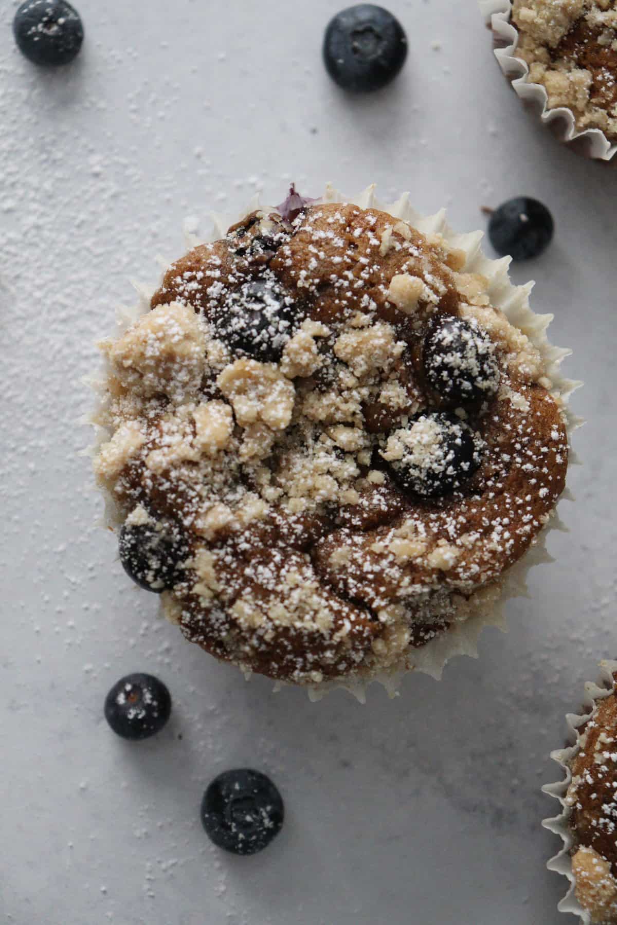 Bakery Style Blueberry Muffins - Faye's Food